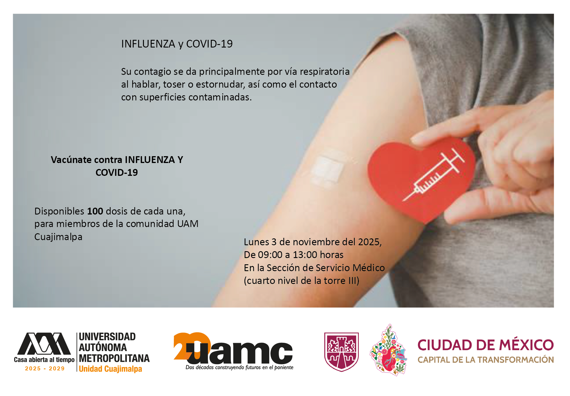 Campaña de vacunación contra INFLUENZA Y COVID | Noticias